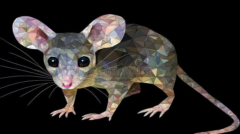 Lovers Mouse stock vector. Illustration of luck, letter - 41998180