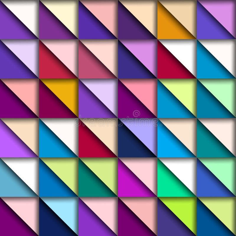 Colorful Geometric Pattern stock illustration. Illustration of ...