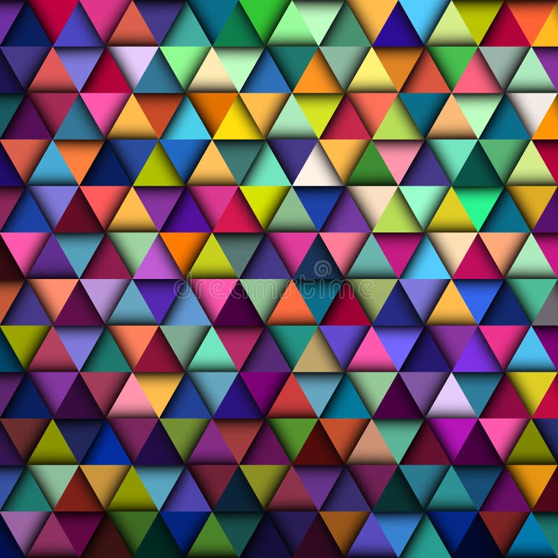 Colorful Geometric Pattern stock illustration. Illustration of minimal ...