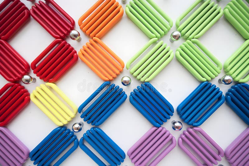 Colorful Geometric Pattern with Repeating Shapes Stock Illustration ...