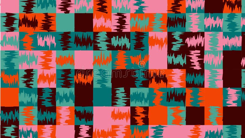 Colorful Geometric Pattern, Seamless Wallpaper Stock Illustration ...