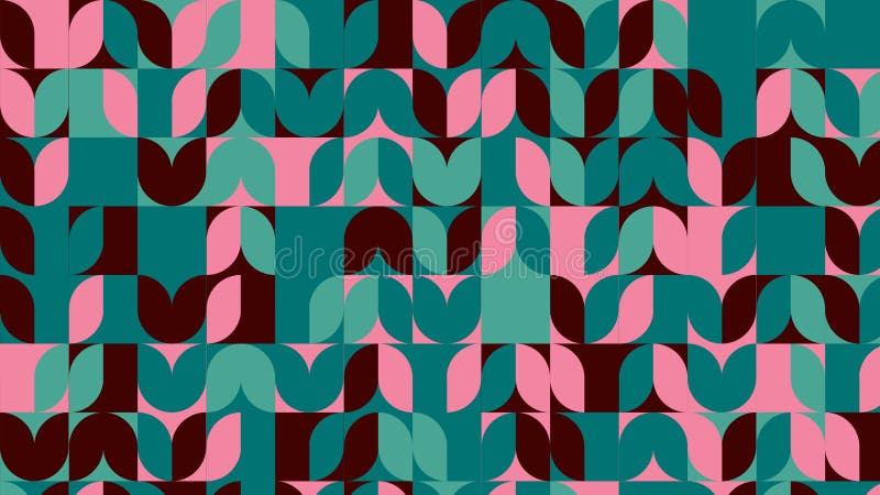 Colorful Geometric Pattern, Seamless Wallpaper Stock Illustration ...