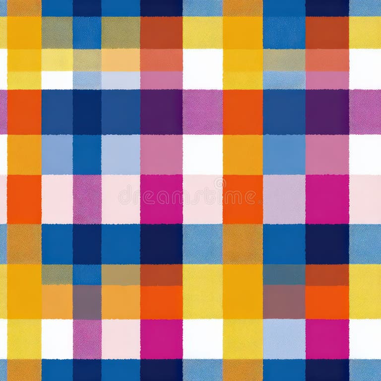 Colorful Geometric Pattern of Squares and Rectangles in Bright Shades ...