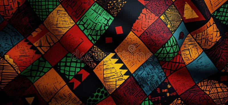 Colorful Geometric Pattern with Vibrant Textures and Shapes for Creative Designs Stock Photo ...