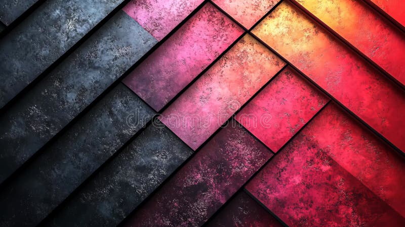 Colorful Geometric Patterns Create an Abstract Visual Experience in a ...