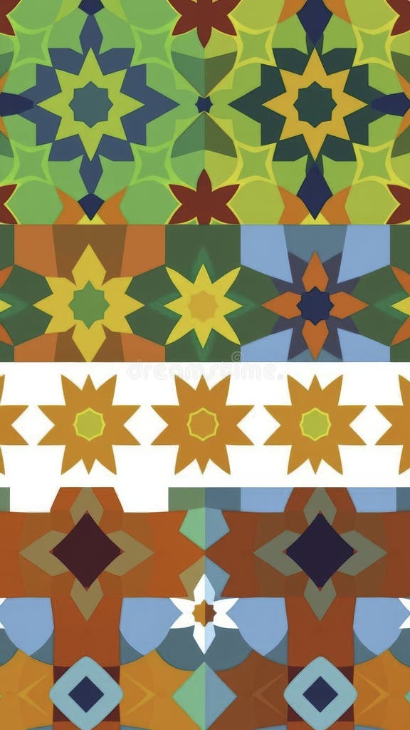 Colorful Geometric Patterns Symbolizing Connection and Shared Happiness ...