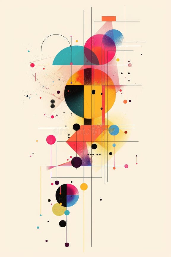 Colorful Geometric Progress Chart for Business Growth Visualization and ...