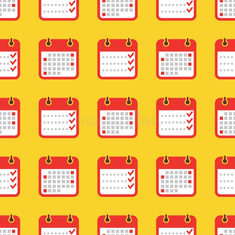 Colorful Geometric Seamless Pattern - Calendar Seamless Texture Stock ...