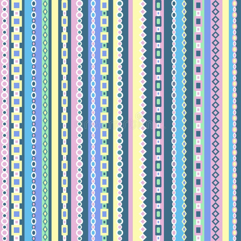 Colorful Geometric Seamless Pattern Design Stock Vector - Illustration ...