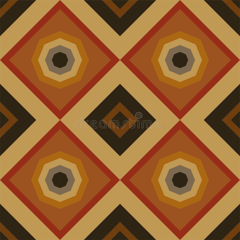 Colorful Geometric Seamless Pattern Stock Vector - Illustration of ...