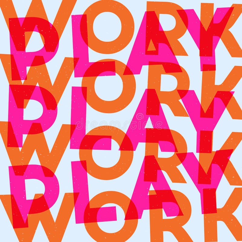 Colorful Geometric Shape Background in Trendy Riso Graph Print Texture ...