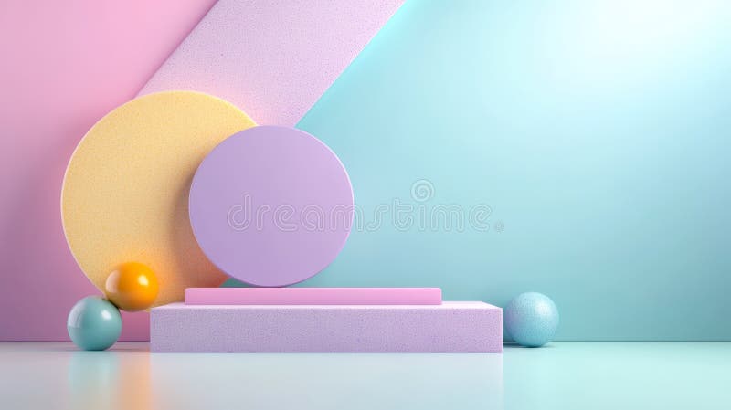Colorful Geometric Shapes Create a Modern and Playful Backdrop, Perfect ...