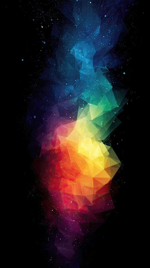 Colorful Geometric Shapes Create a Stunning Abstract Artwork with ...