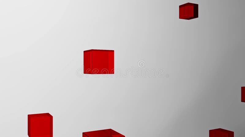 Colorful Geometric Shapes Forming a Cube on a Black Background ...