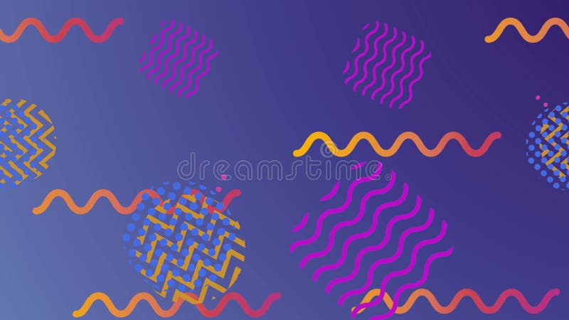 Looped Animated Background in a Simple Pattern Style Stock Footage ...