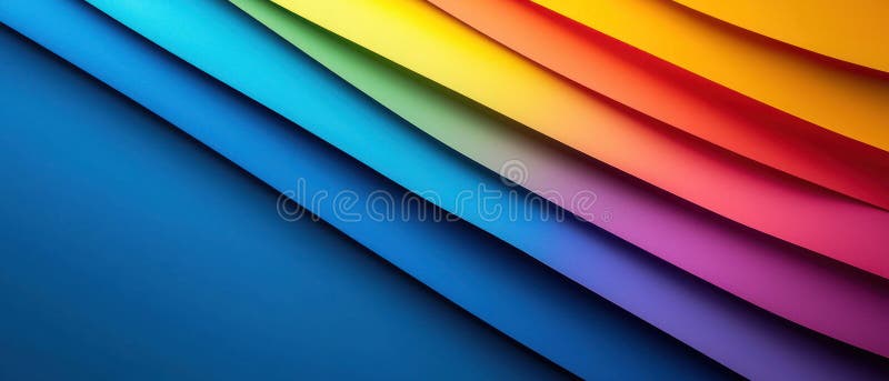 Colorful Geometric Shapes in Vibrant Hues Create Striking Visual Effect ...