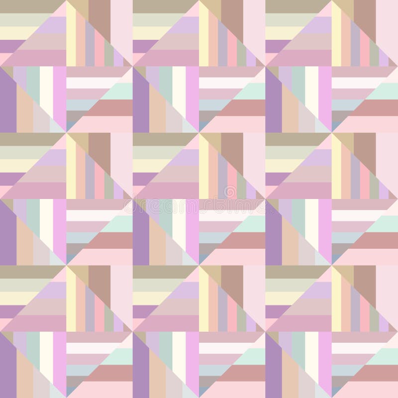 Colorful Geometric Striped Square Tile Mosaic Pattern Background ...
