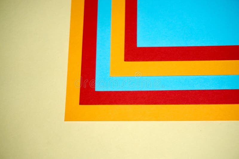Colorful Geometric Texture Paper Pattern in Yellow, Blue, Red Stock ...