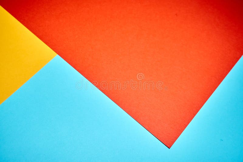 Colorful Geometric Texture Paper Pattern in Yellow, Blue, Red Stock ...