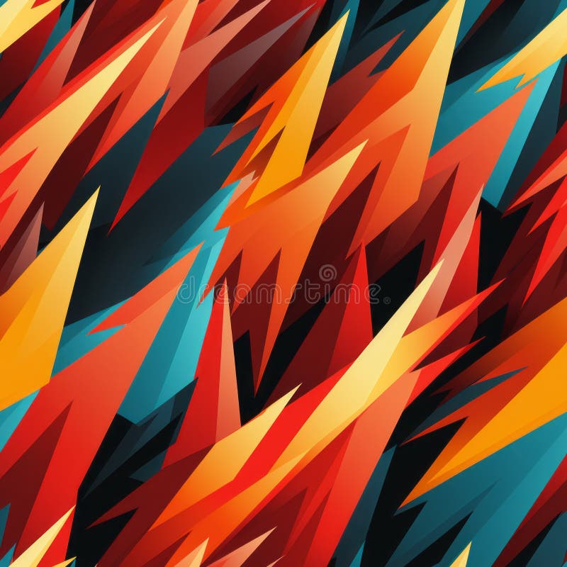 Colorful Geometric Texture Seamless Texture Ai Generated Stock Image ...