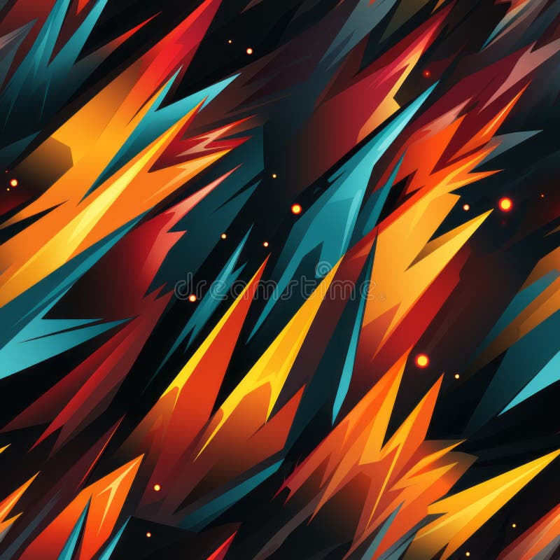 Colorful Geometric Texture Seamless Texture Ai Generated Stock Photo ...