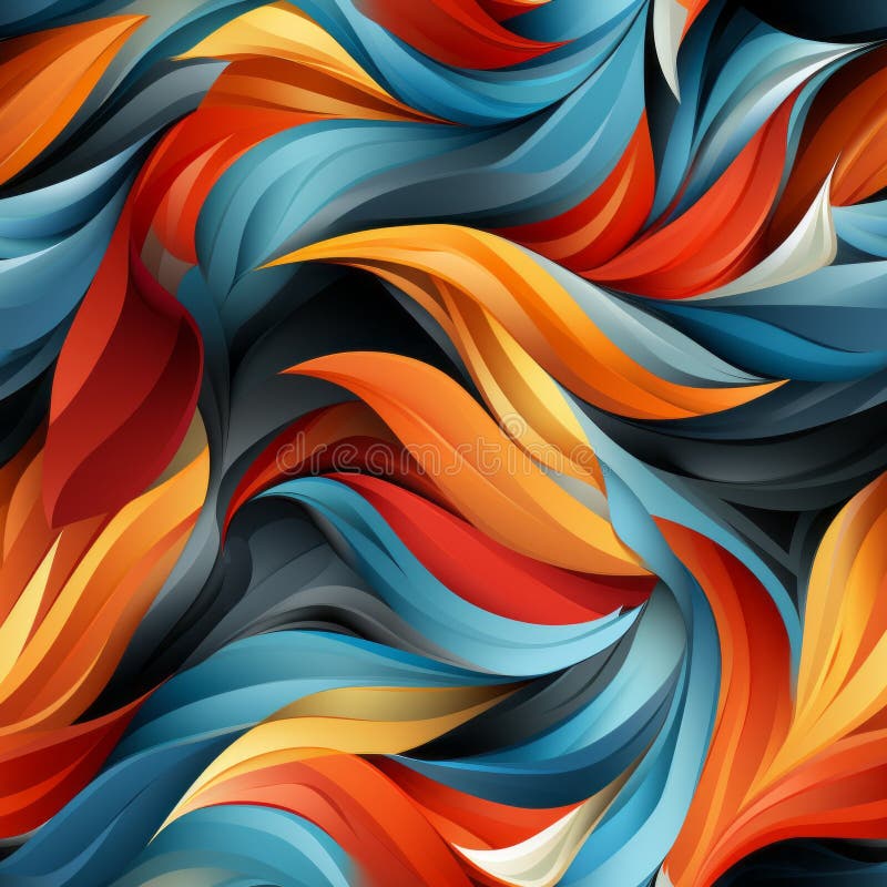 Colorful Geometric Texture Seamless Texture Ai Generated Stock ...