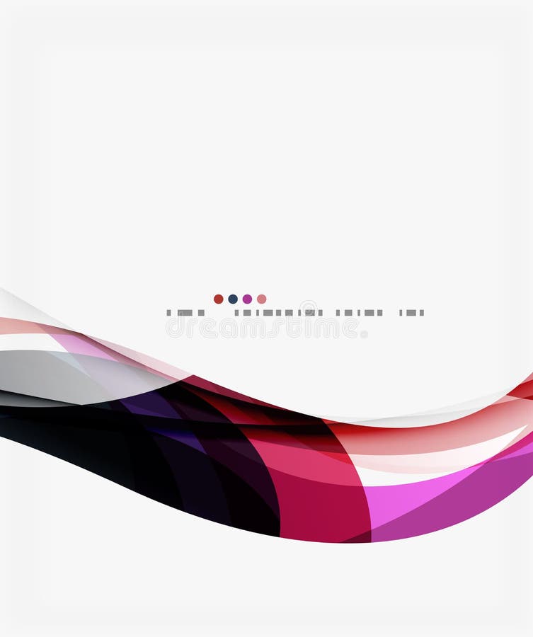 Colorful Geometric Wave Abstract Background Stock Vector - Illustration ...