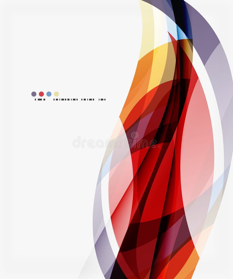 Colorful Geometric Wave Abstract Background Stock Vector - Illustration ...