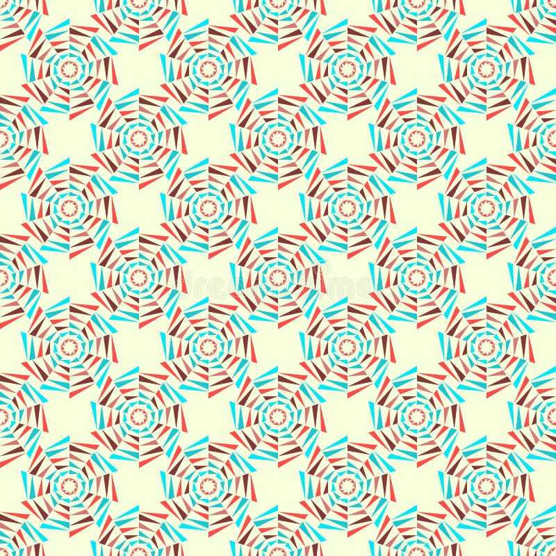 Colorful Geometry Seamless Pattern Stock Vector - Illustration of ...