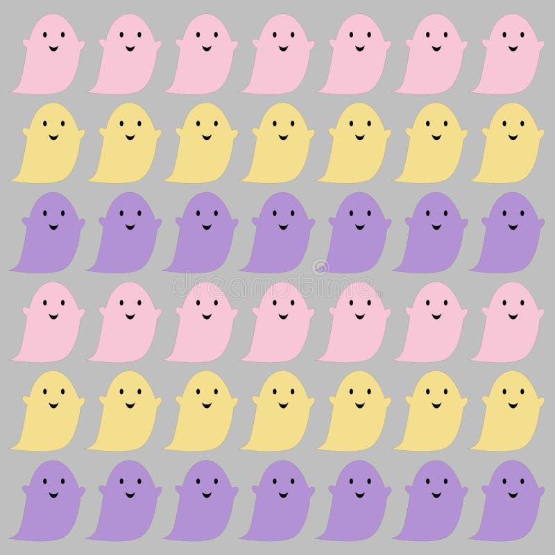 COLORFUL GHOSTS DESIGN PATTERN TEXTURE BACKGROUND Stock Vector ...