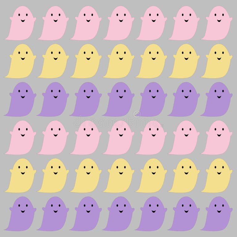 COLORFUL GHOSTS DESIGN PATTERN TEXTURE BACKGROUND Stock Vector ...