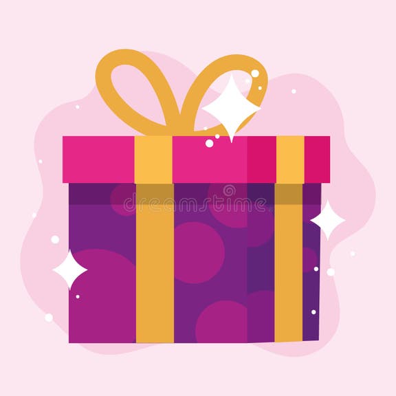 Colorful Gift Box Design. Vector Stock Vector - Illustration of party ...
