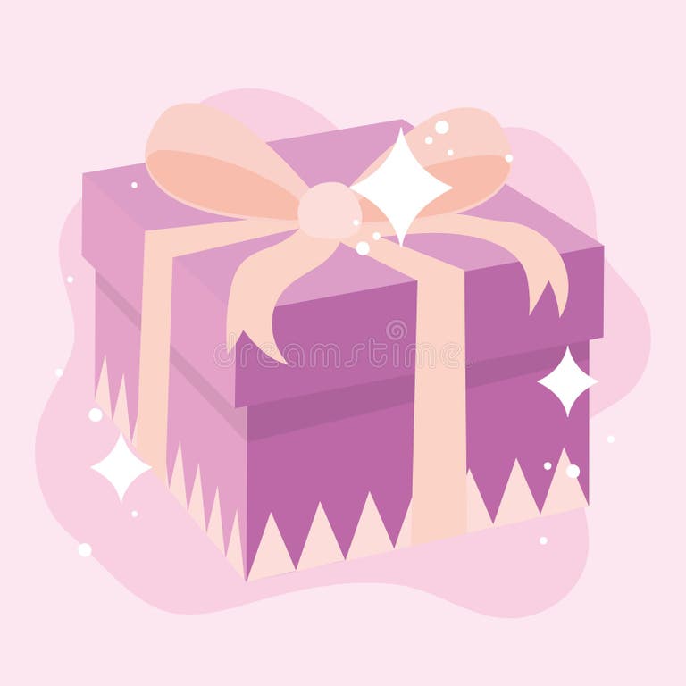 Colorful Gift Box Design. Vector Stock Vector - Illustration of festive ...