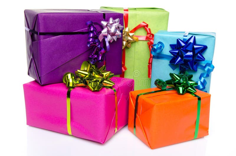 Colorful gifts stock image. Image of holidays, celebrate - 3599043