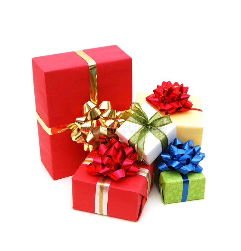 Colorful gift boxes stock image. Image of blue, anniversary - 29962847