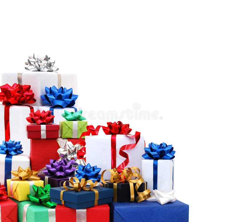 Colorful gift boxes stock photo. Image of giving, greeting - 29962876
