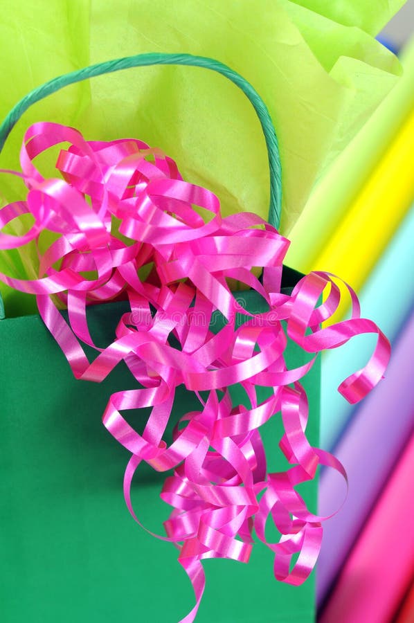 Colorful gift wrap rolls stock photo. Image of roll, present - 34998676