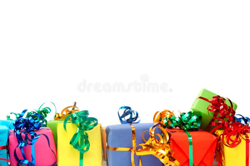 Colorful gifts stock image. Image of holidays, celebrate - 3599043