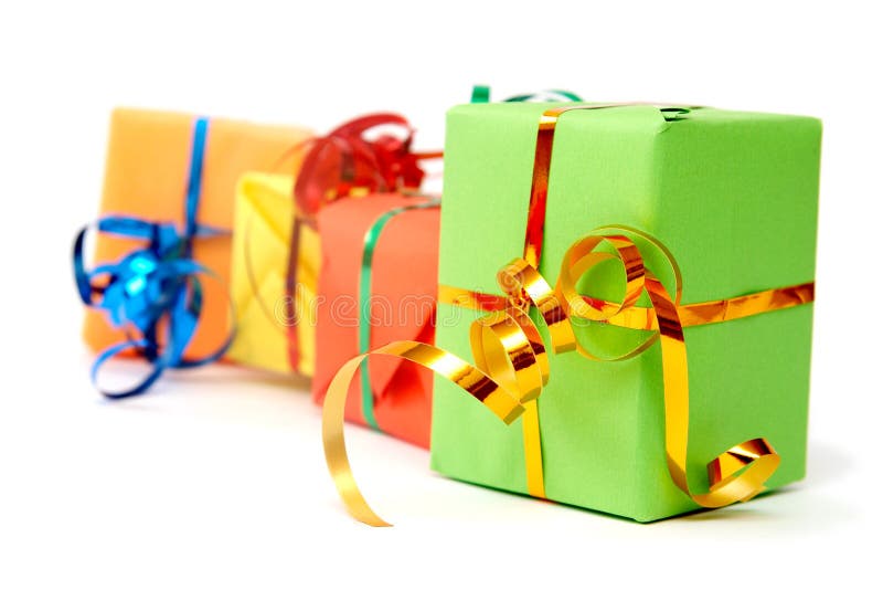 Colorful gifts stock image. Image of holidays, celebrate - 3599043