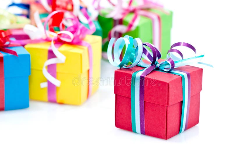 Colorful gifts box stock image. Image of cheery, gifts - 17164905