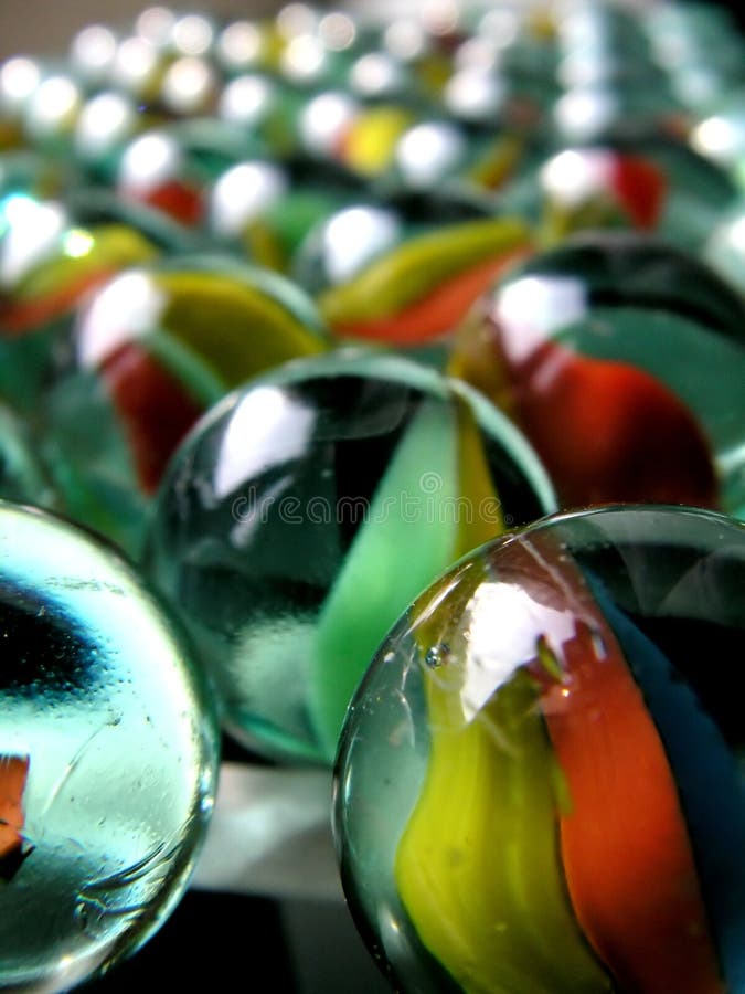 Colorful glass marbles stock photo. Image of glass, colorful - 3995658