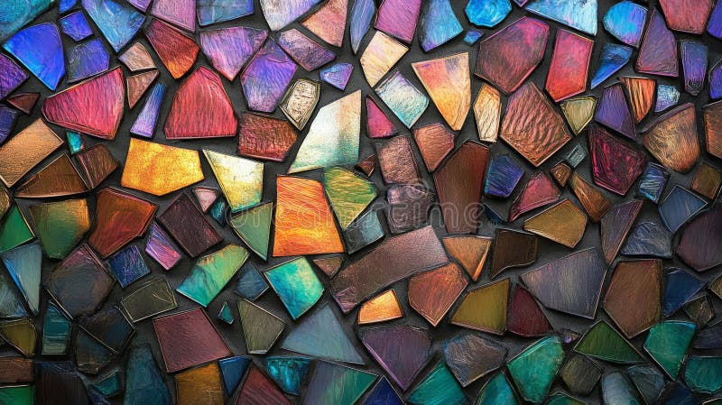 Colorful Glass Mosaic Texture Background Stock Illustration ...