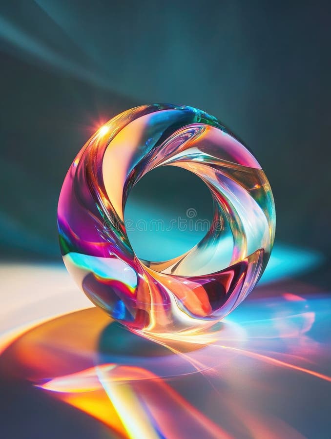 Glass Object on Reflective Surface Stock Photo - Image of reflective ...