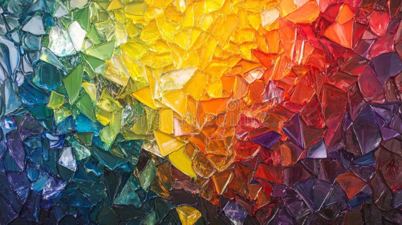 Colorful Glass Shard Abstract Background Texture Stock Illustration ...