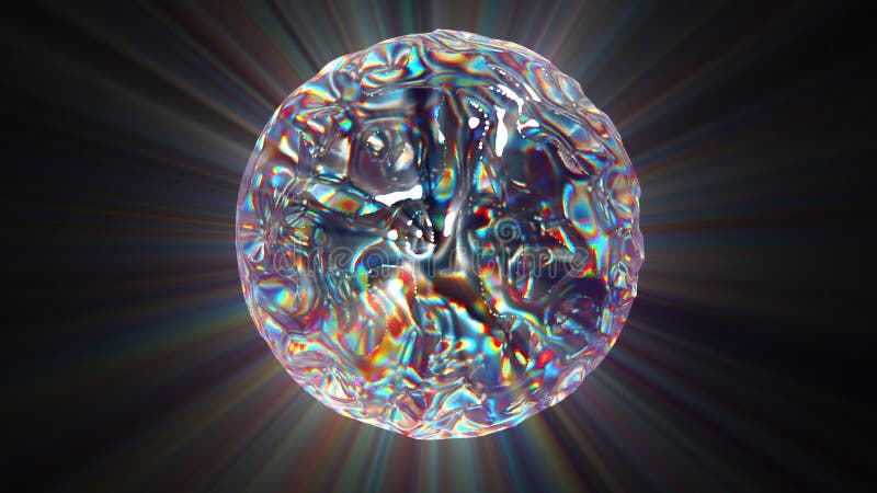 Colorful glass sphere stock illustration. Illustration of elements ...