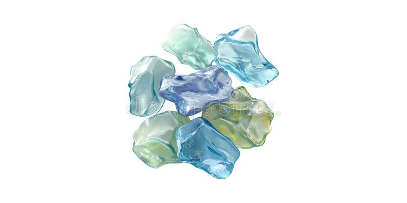 Colorful Glass Stones. Decorative Elements for Art and Design Projects ...