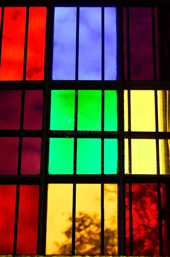 Colorful Glass window stock photo. Image of color, artwork - 44326816