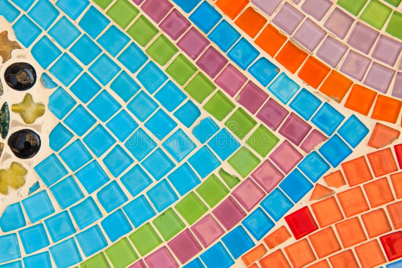 Colorful Glazed Tile Background Stock Photo - Image of colorful ...