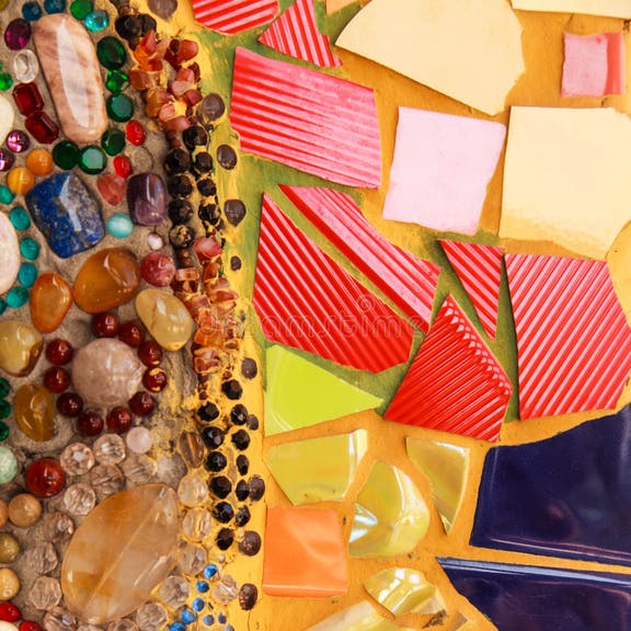 Colorful glazed tile stock photo. Image of brown, craft - 39306248