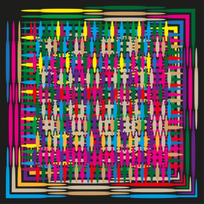 Colorful Glitch Texture. Vibrant Pixel Pattern. Digital Screen ...